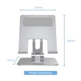 Onn+ Adjustable Metal Stand for 7 to 13 Inch Tablets and Phones, Sturdy ...
