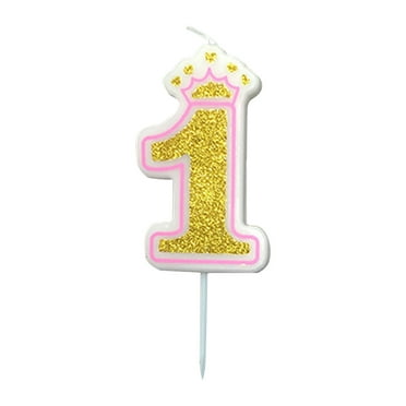 Wilton Number 1 Candle, Pink, 1 Ct - Walmart.com