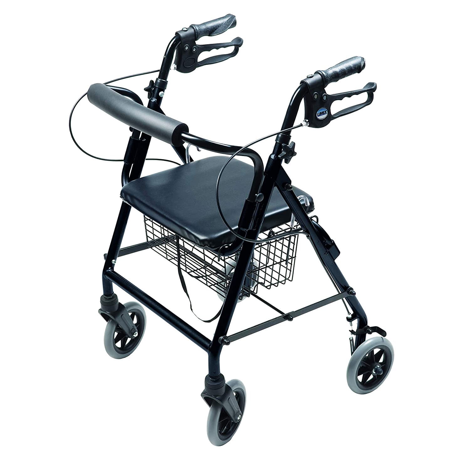 Lumex Walkabout Lightweight 4 Wheel Hemi Rollator for Petite Users ...
