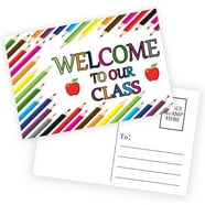 WaaHome 30pcs Welcome To Class Postcards for Students & Teachers, 4"X 6 ...