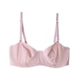 Bxsruta Women's Underwire Balconette Bra Adjustable Straps Supportive ...