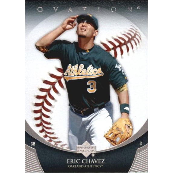 2006 Upper Deck Ovation #8 Eric Chavez MLB Baseball Trading Card ...