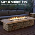 10 Pounds Fire Pit Glass, Copper Reflective Tempered Glass Rocks, High ...