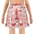 BZSMCE Swim Shorts Chess Bow Dotted Line Pattern For Quick-Dry Shorts ...