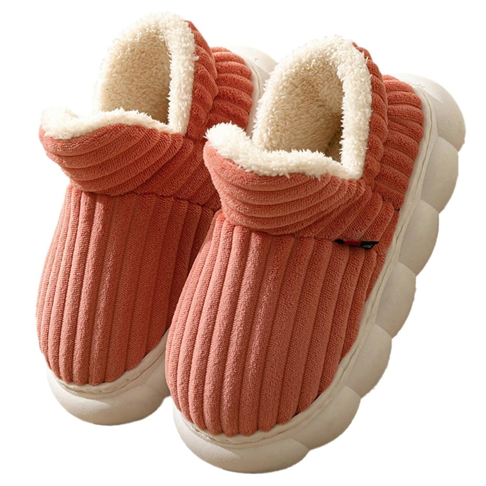 Click here for Funavi Women Men Bootie Slipper Plush Warm Indoor... prices