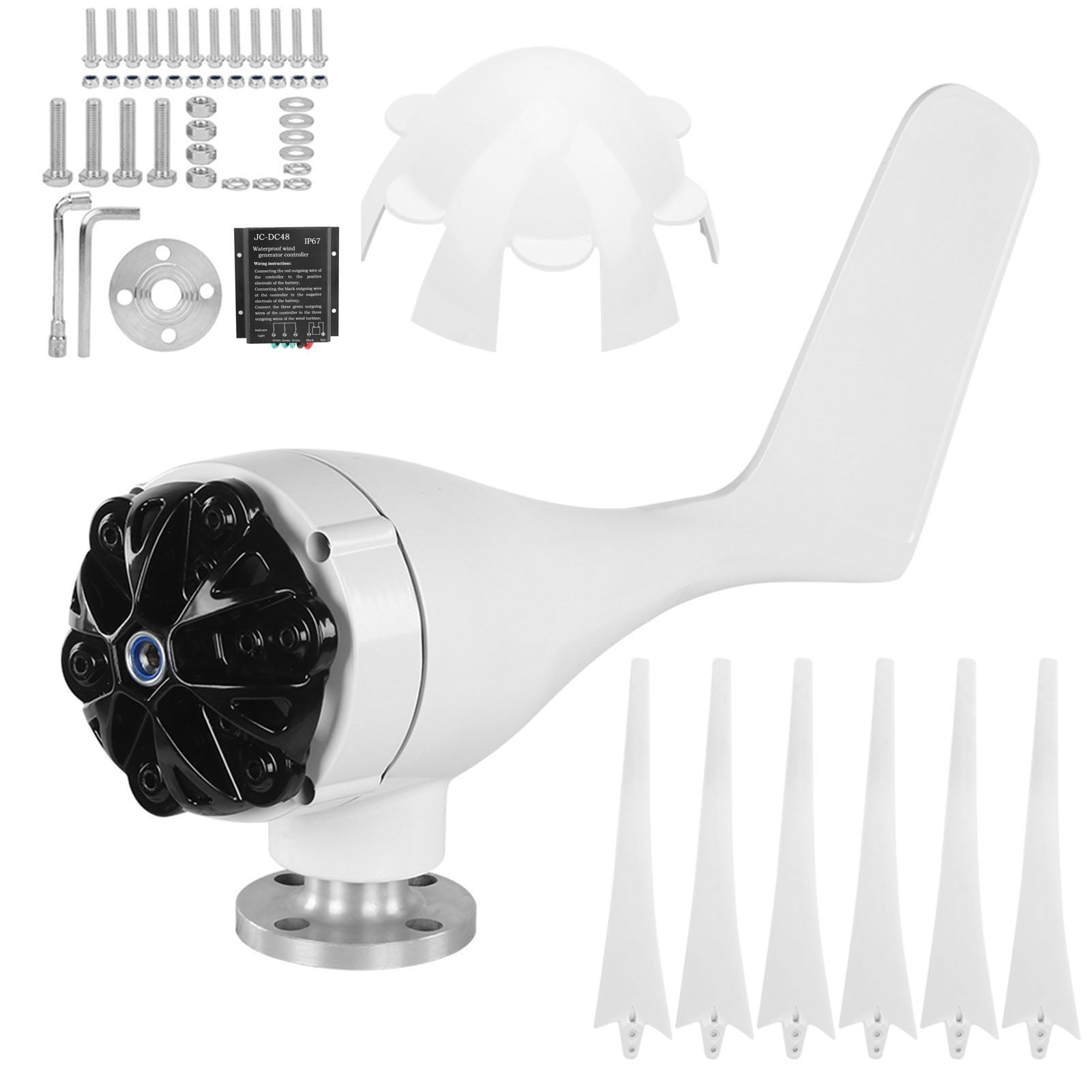 Generador eólico, kit de turbinas eólicas, aspas del generador, generador eólico, pequeño ...