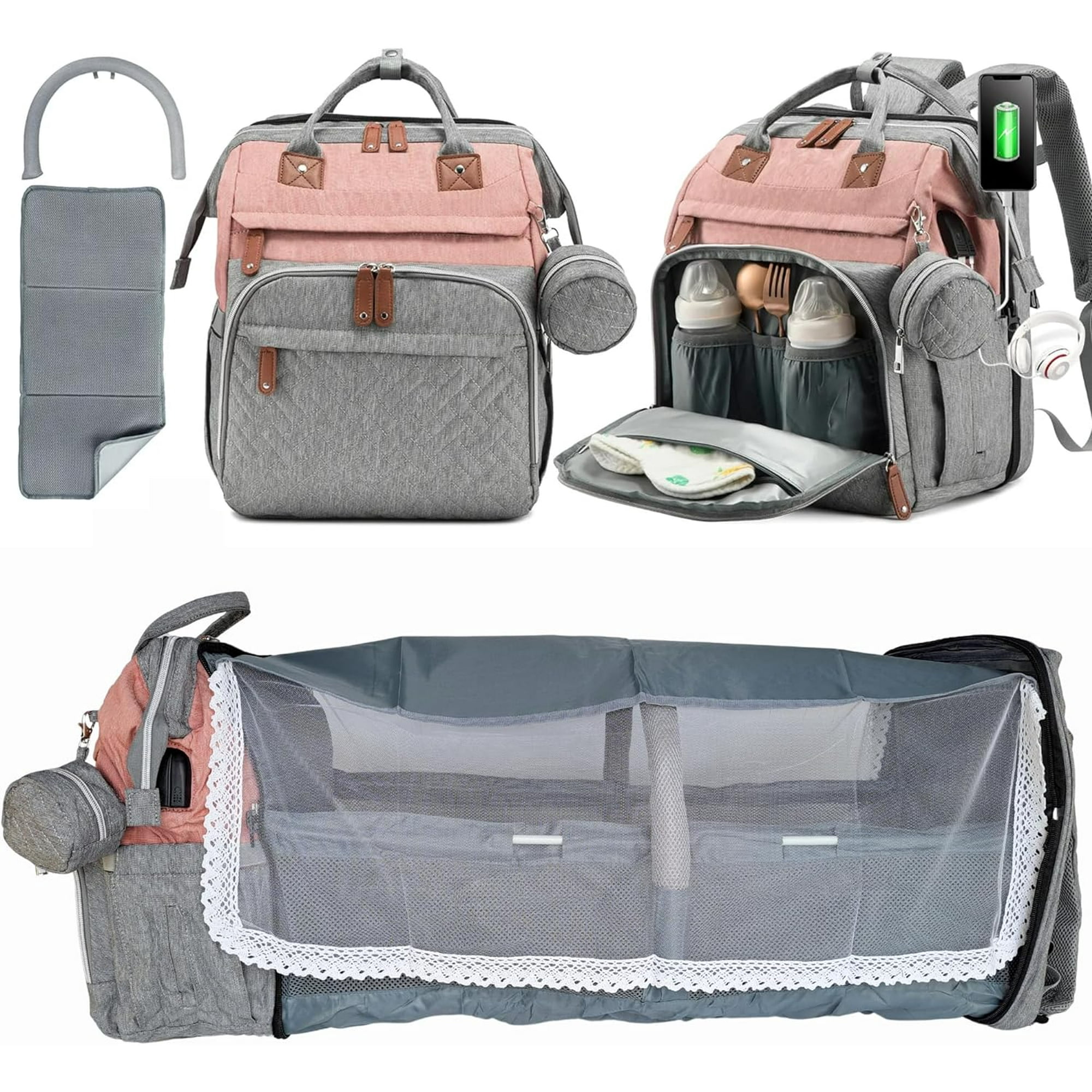 Click here for Grm Backpack With Changing Station large Baby Bag... prices