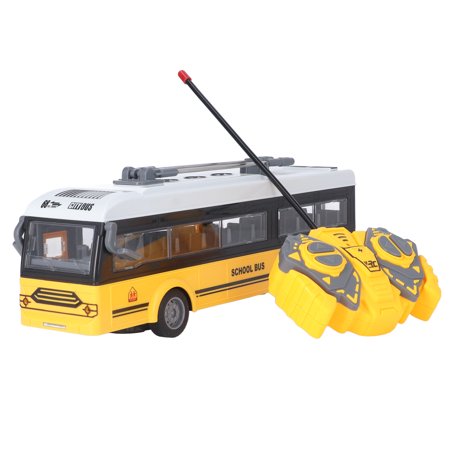 Toy Bus,Remote Control Bus 4 Remote Control Bus RC School Bus Sturdy ...