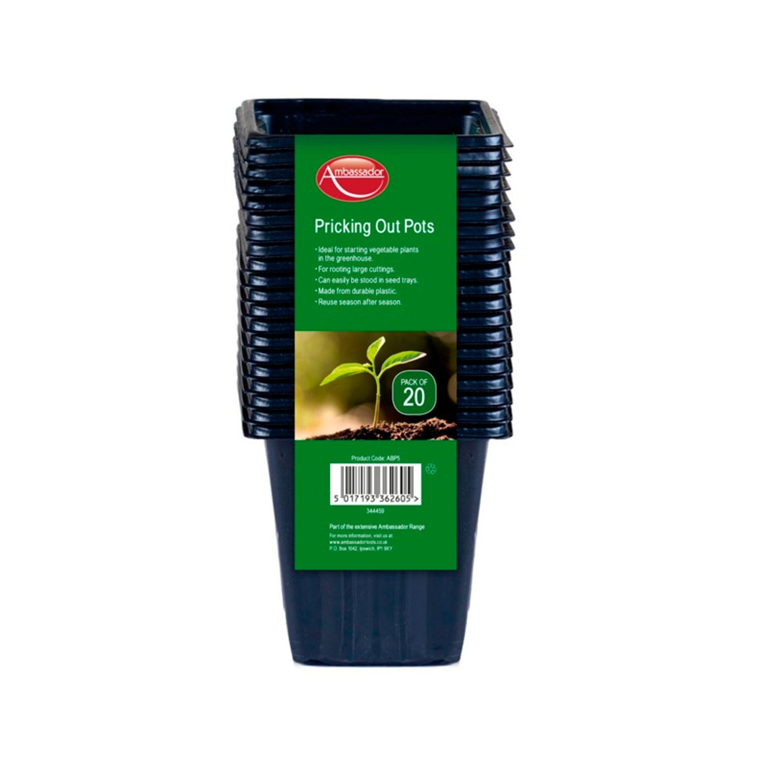 Click here for Ambassador Pricking Out Pots (Pack Of 20) 3in prices