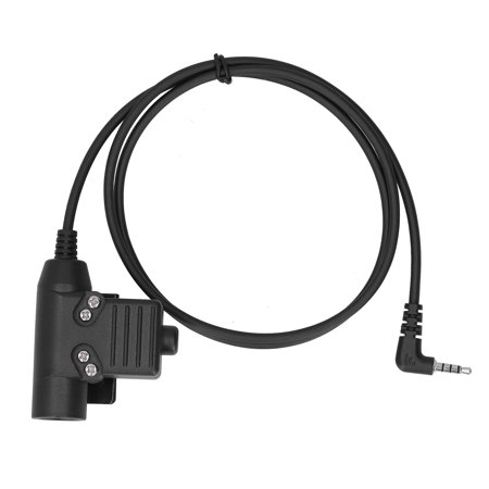 Earpiece Adapter, Two Way Headset Cable Easy Installation Precise Cut ...