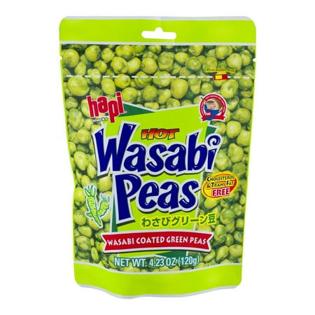 Hapi Snacks Hot Wasabi Peas, 4.23 oz - Walmart.com
