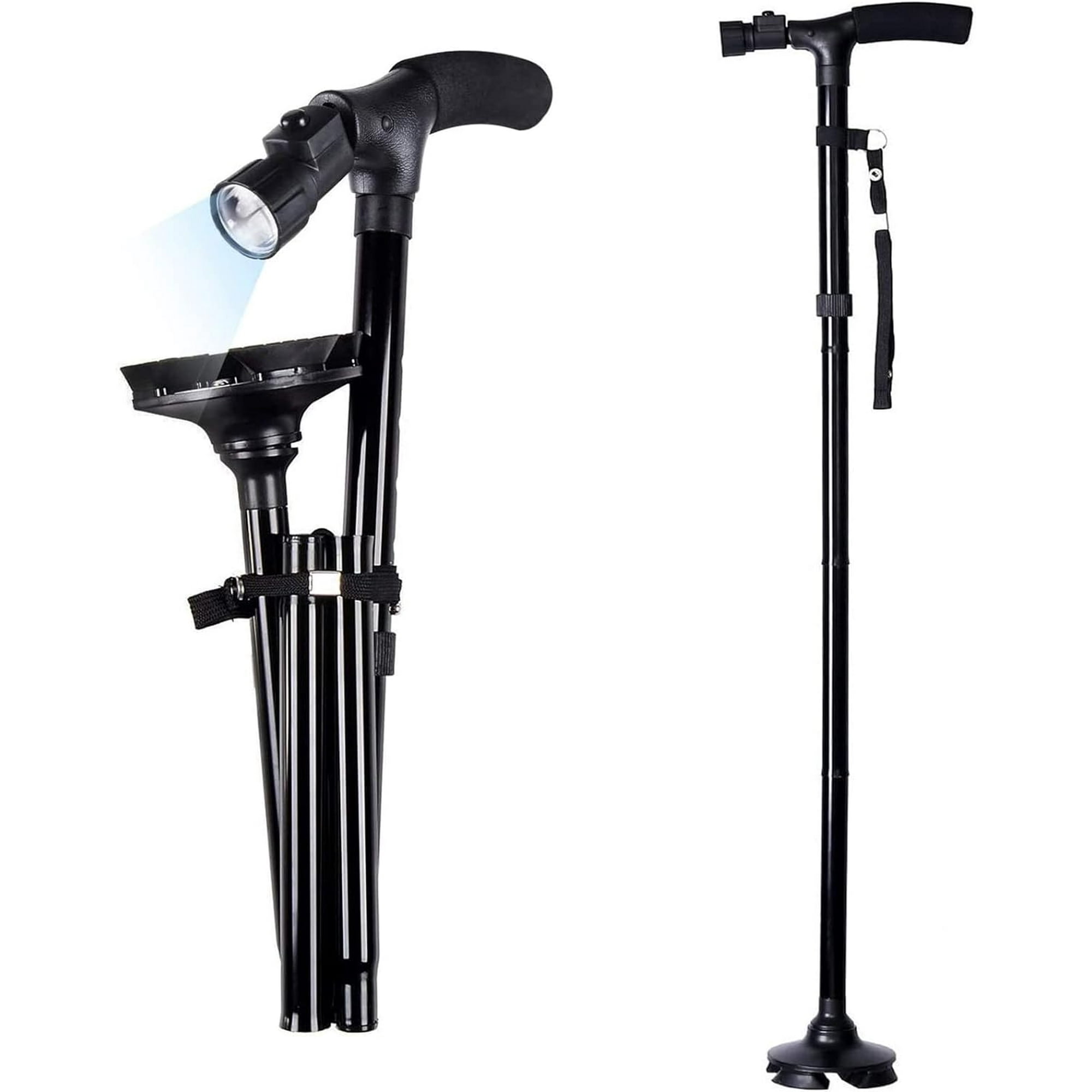 Click here for Ghsdfbb Folding Walking Cane With Light adjustable... prices