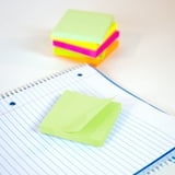 BAZIC Sticky Notes 3x3 Neon Assorted Colors, (80 Sheets/Pack), 4-Pack ...