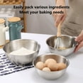 Moocorvic Stainless Steel Bowls Metal Large Mixing Bowl Metal Basin