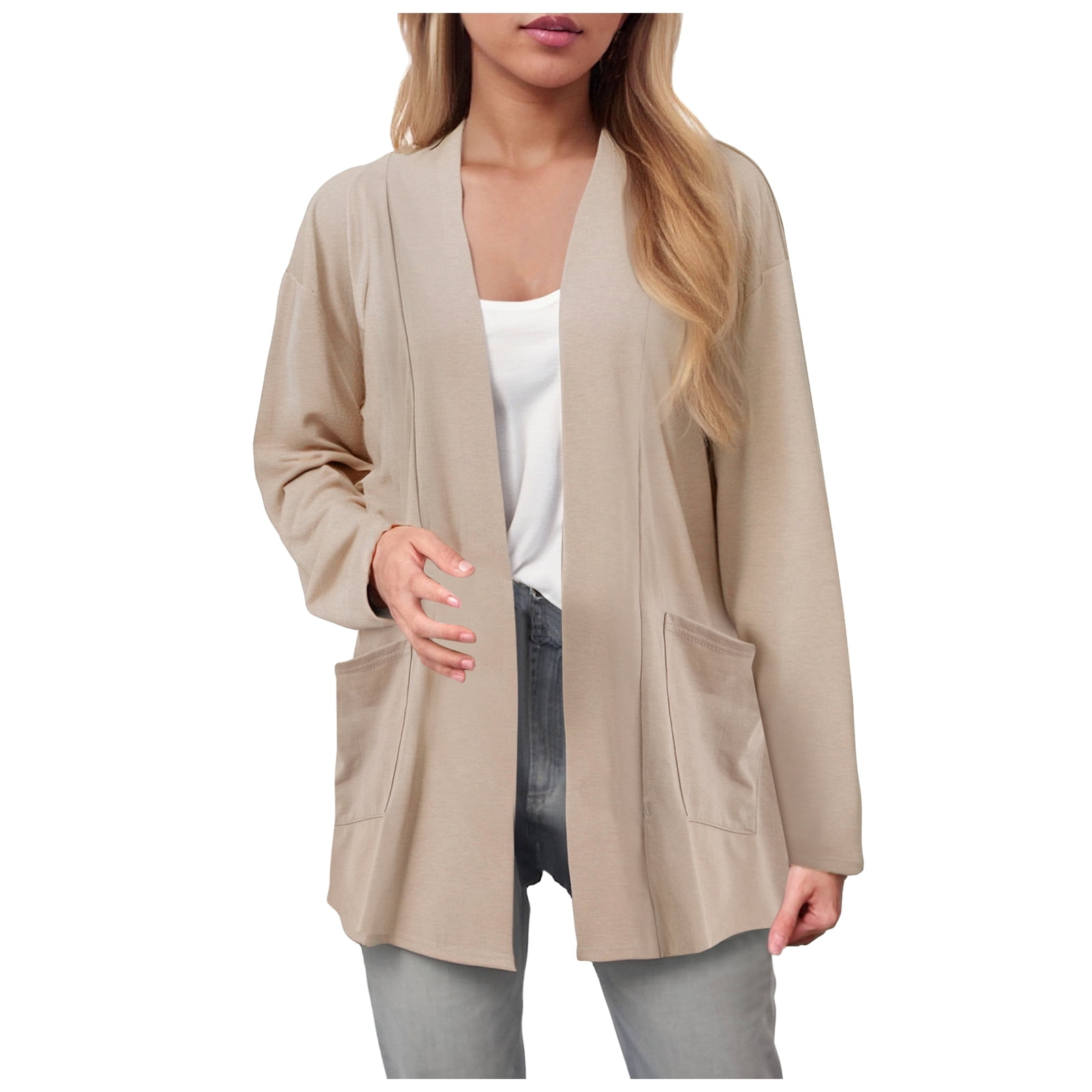 Click here for Gubotare Womens 2025 Fall Open Front Waffle Knit C... prices