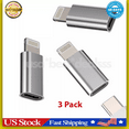 USB C Female to Lightning Male Adapter 3 Pack, Apple MFi Certified ...