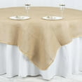 Efavormart CHAMBURY CASA Fine Rustic Burlap Tablecloth/Square ...