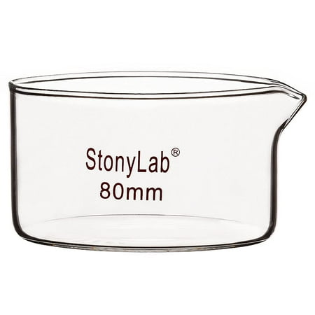 KSCD Crystallizing Dish with Spout and Heavy-Duty Rim, Borosilicate ...