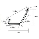 Grab Bar,Balance Bar Stainless Bar Stainless Steel Support Balance Bar ...