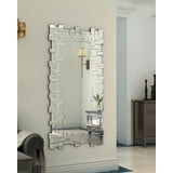 KOHROS 25" x 47" Large Decorative Rectangle Wall Mirror for Living Room ...