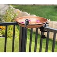 Deck Mounted Bird Bath & Bird Feeder for Outdoors – Pure Copper Hand ...