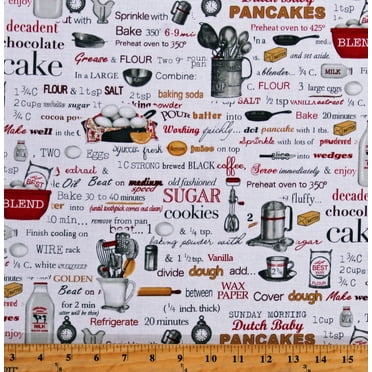 Cotton Kitchen Baking Bakers Recipe Book Food Pastry Chef Bakery ...