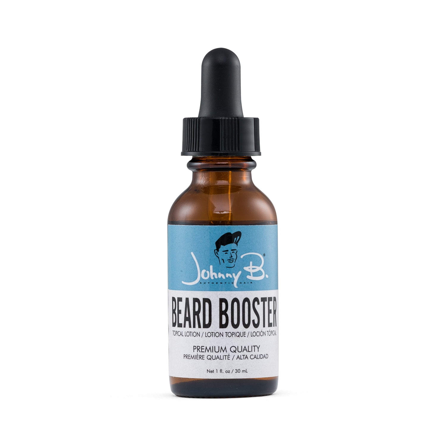 Johnny B Beard Booster Topical Lotion, Natural Ingredients, Promotes ...
