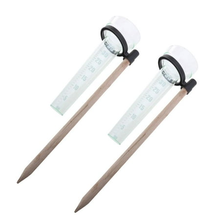 pitrice 2Pcs Rain Gauges Plastic Rain Gauges Outdoor Single-Type Rain ...
