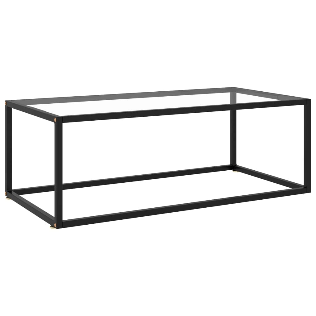 Click here for Vidaxl Coffee Table Black With Tempered Glass 100x... prices