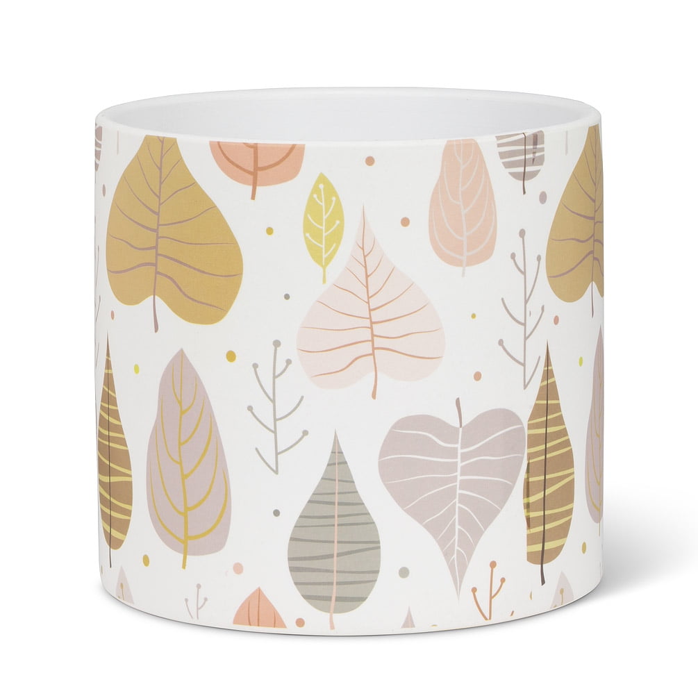 Set of 1 Large Leaf Pattern Planter - Walmart.com