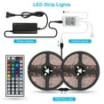 Elfeland LED Light Strips, 5050 RGB Epoxy Waterproof IP67 32.8ft 300 ...