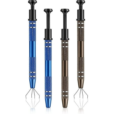 4 Pieces Stainless Steel 4-claw Pickup Tool For Small Parts Pick Up ...