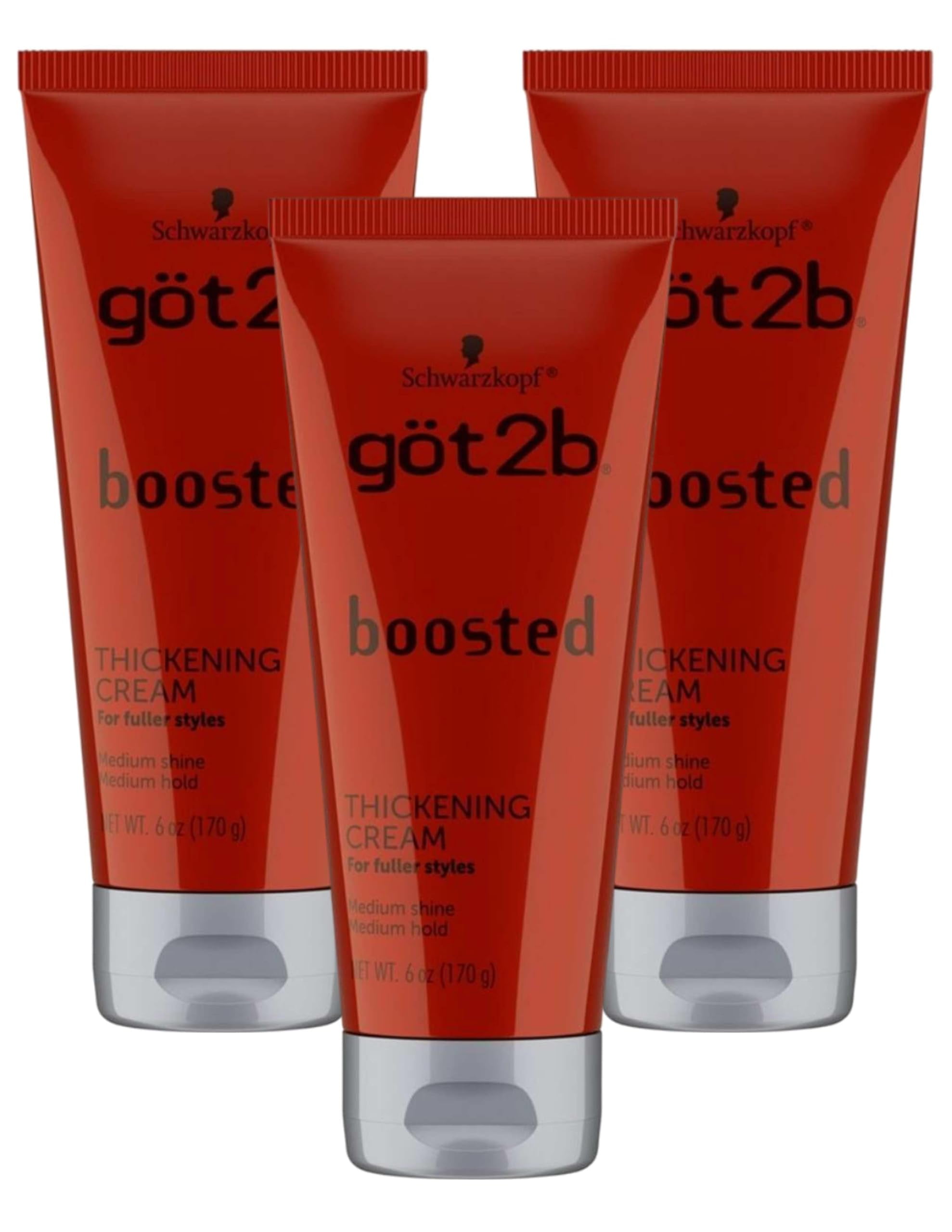 Crema espesante Got2B Boosted 180 ml (paquete de 3) para cabello | Bodega Aurrera en línea