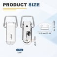 Uxcell 4 Pcs 0.8 Inch 201 Stainless Steel Spring Loaded Toggle Latch ...