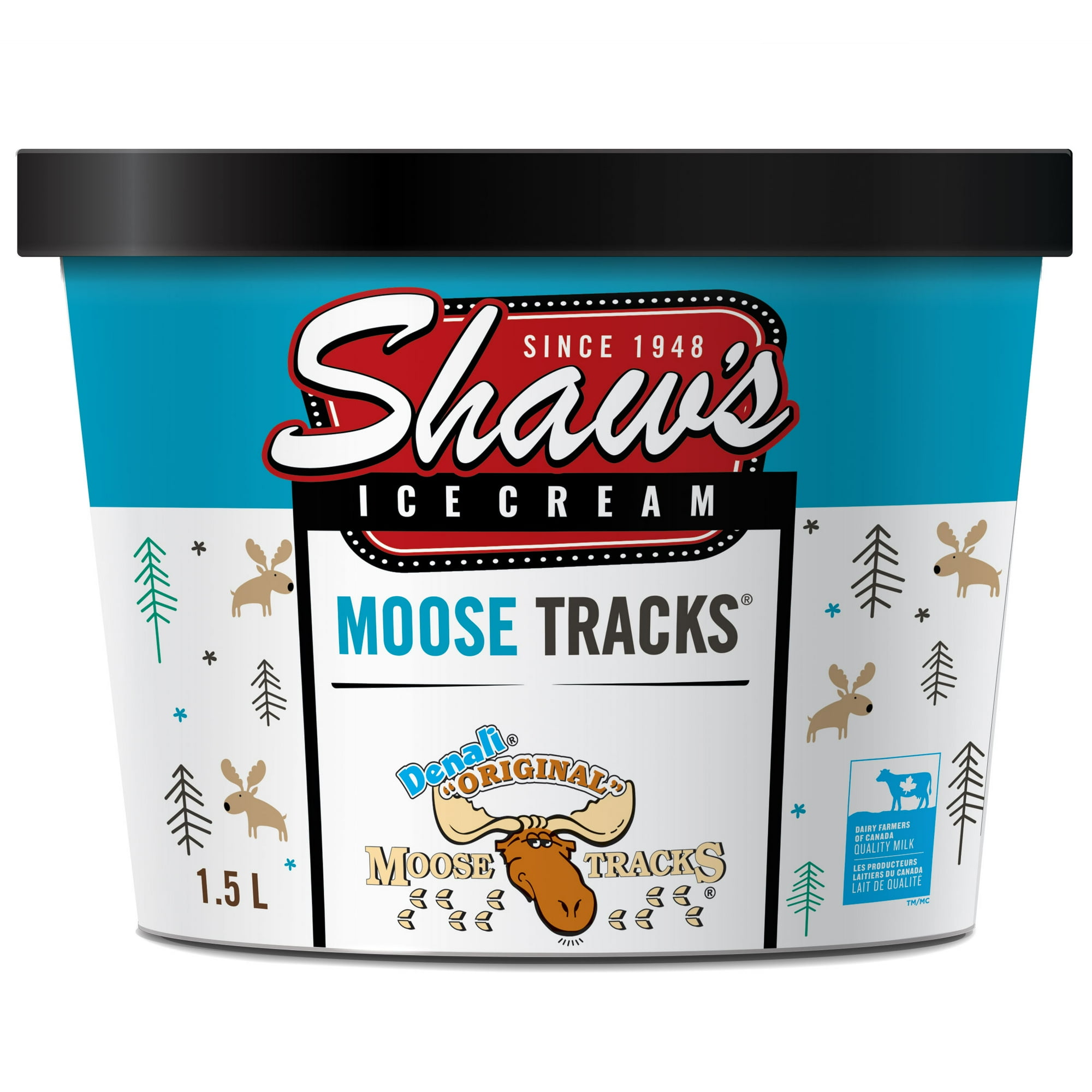 Click here for Shaws Ice Cream Moose Tracks Ice Cream 1.5l prices