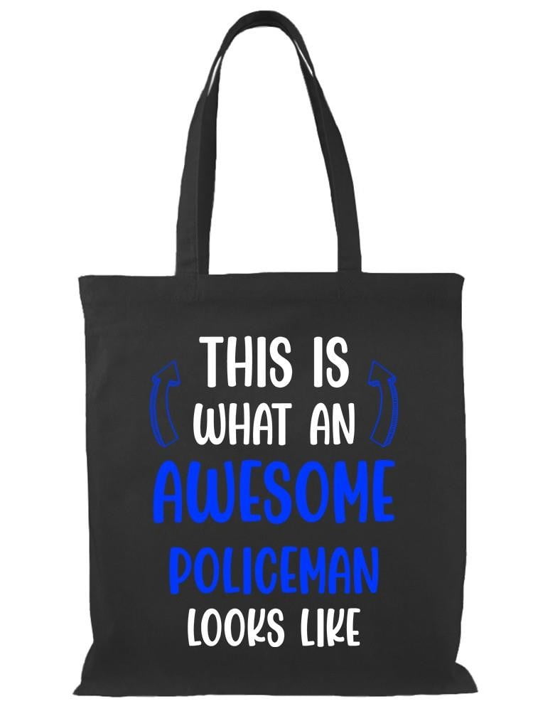 Awesome Policeman Looks Like Tote Bag - Smartprints Designs, One Size ...