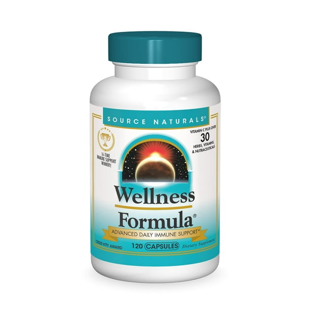 Suplemento Source Naturals Wellness Formula 120 cápsulas | Walmart en línea