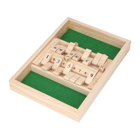 Numbers Board Game, Double Sided Sturdy Pine 9 Numbers Game Board ...