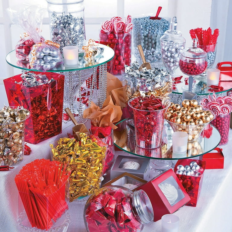 Red Wedding Candy Buffet