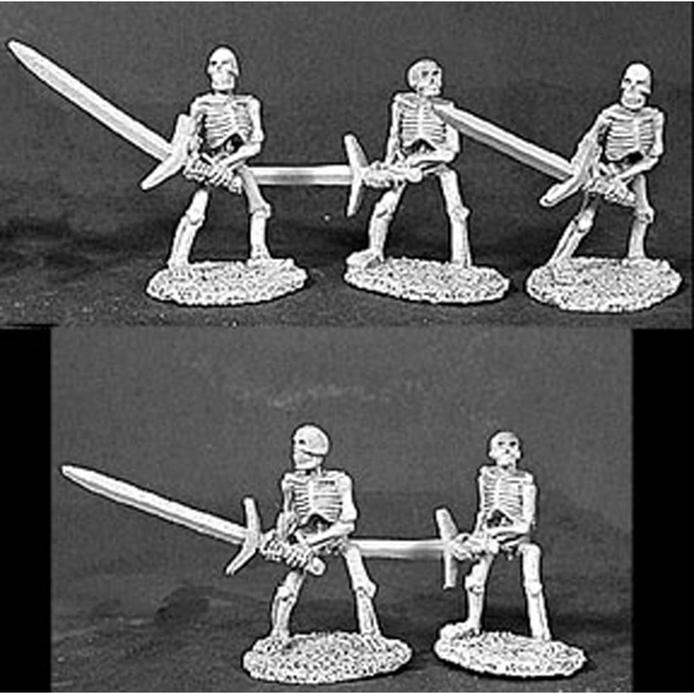 Reaper Miniatures Skeletons, 2H Swords 5 Pieces #06052 Dark Heaven ...