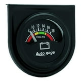AutoMeter 2356 Autogager Electric Voltmeter Gauge - Walmart.com