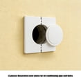 Sinyiin 100x100mm Plastic Air Conditioner Wall Hole Cover For ...
