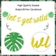 Let's Get Wild Banner Gold Glitter Jungle Animal Print Cheetah Garland ...