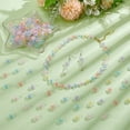 300Pcs Frosted Transparent Acrylic Beads Bead in Bead Flower Mixed ...