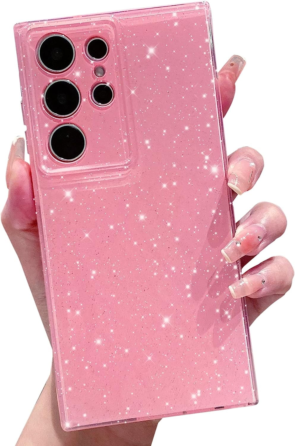 Compatible with Samsung Galaxy S23 Ultra Case, Cute Glitter Sparkly ...