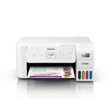 Epson EcoTank ET-2803 Wireless All-in-One Cartridge-Free Printer ...