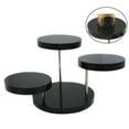 HEMOTON Acrylic Ring Display Stand Circular Jewelry Rotating Ring ...