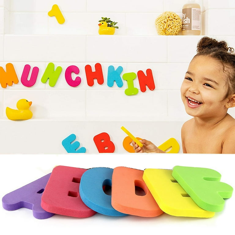 Foam Bathtub Letters