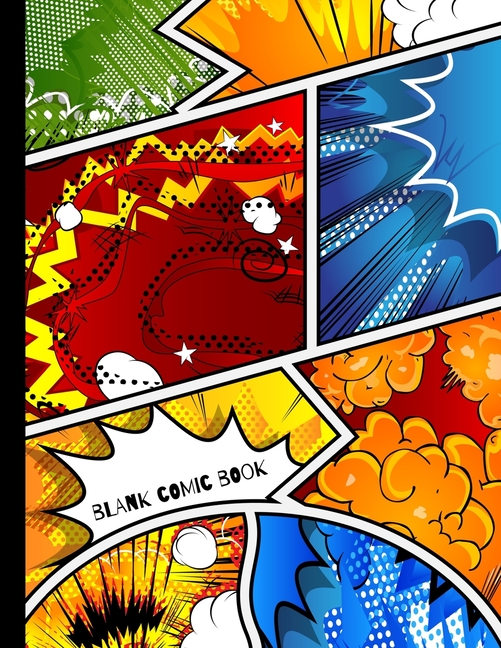 Blank Comic Book Make Your Own Comics Large Comic Strips 25 blank-comic-book-make-your-own-comics-large-comic-strips-25