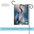 Toland Home Garden Heron In Solitude Birds Bird Flag Double Sided 12x18 ...